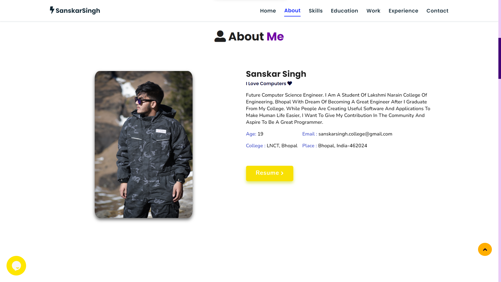 Sanskar Singh's Portfolio